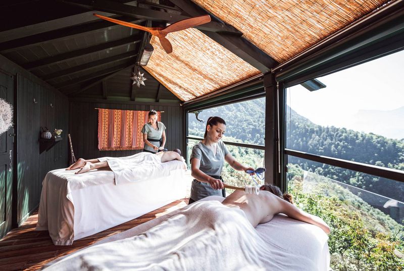 Spa-Behandlungen im Luxushotel Castel Fragsburg, Meran